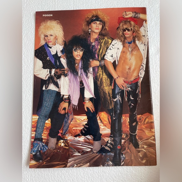 Metal Edge | Art | Poison Band Pinup With Vibrant Fashion | Poshmark